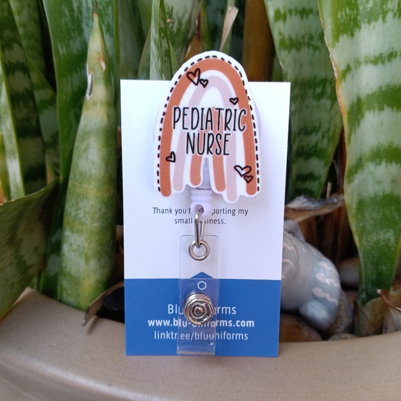 Office | Pediatric Nurse Badge Reel Holder | Poshmark